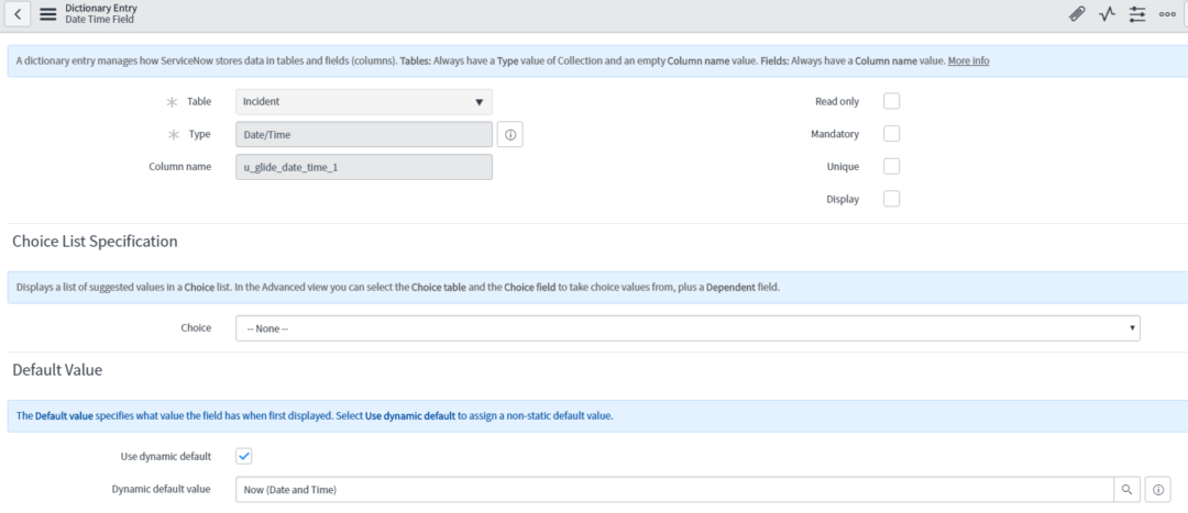 Setting the current user or time as the value of a field - Pericror
