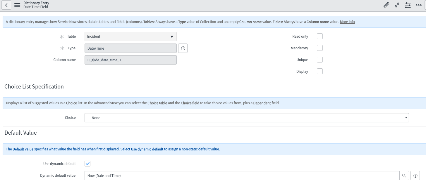 Setting the current user or time as the value of a field - Pericror