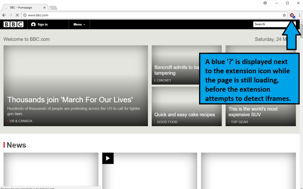 Iframe Detector Chrome Extension - Pericror