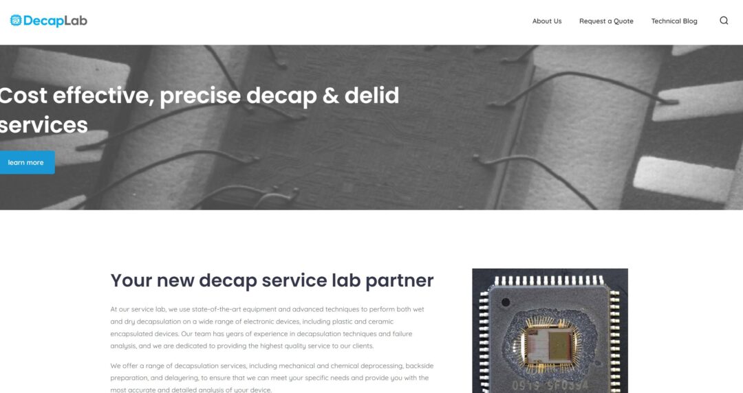 DecapLab Website and Branding - Pericror